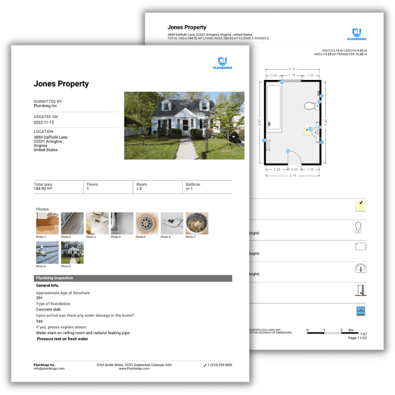 Water Leak Report Template for Plumbing & Renovations (Free Download)