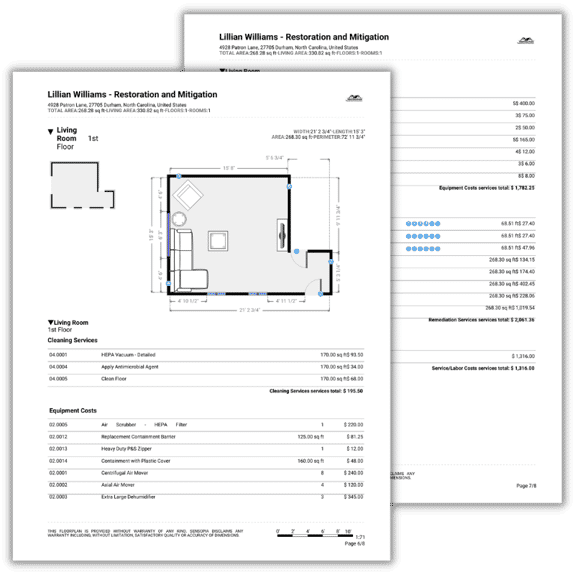 Water Damage Restoration Estimate Template (Free Download)