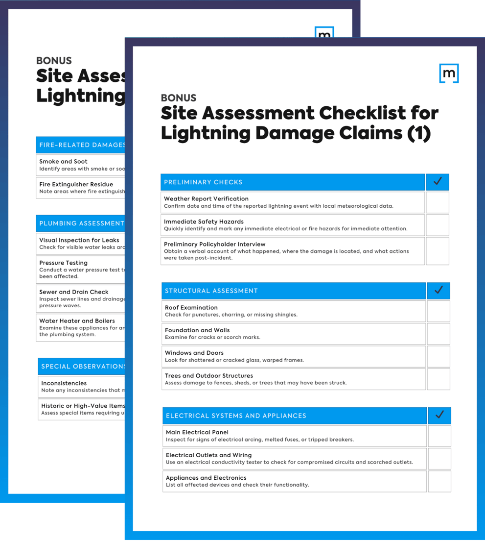 Lightning Damage Assessment Checklist | Free Download