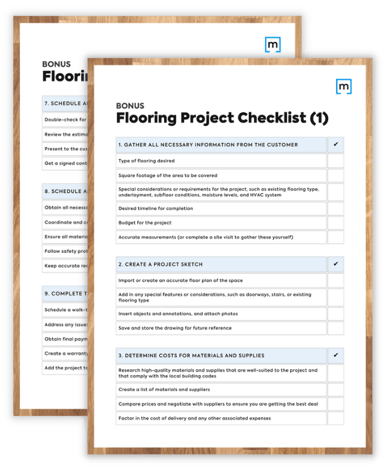 The Flooring Project Checklist for Flooring Professionals